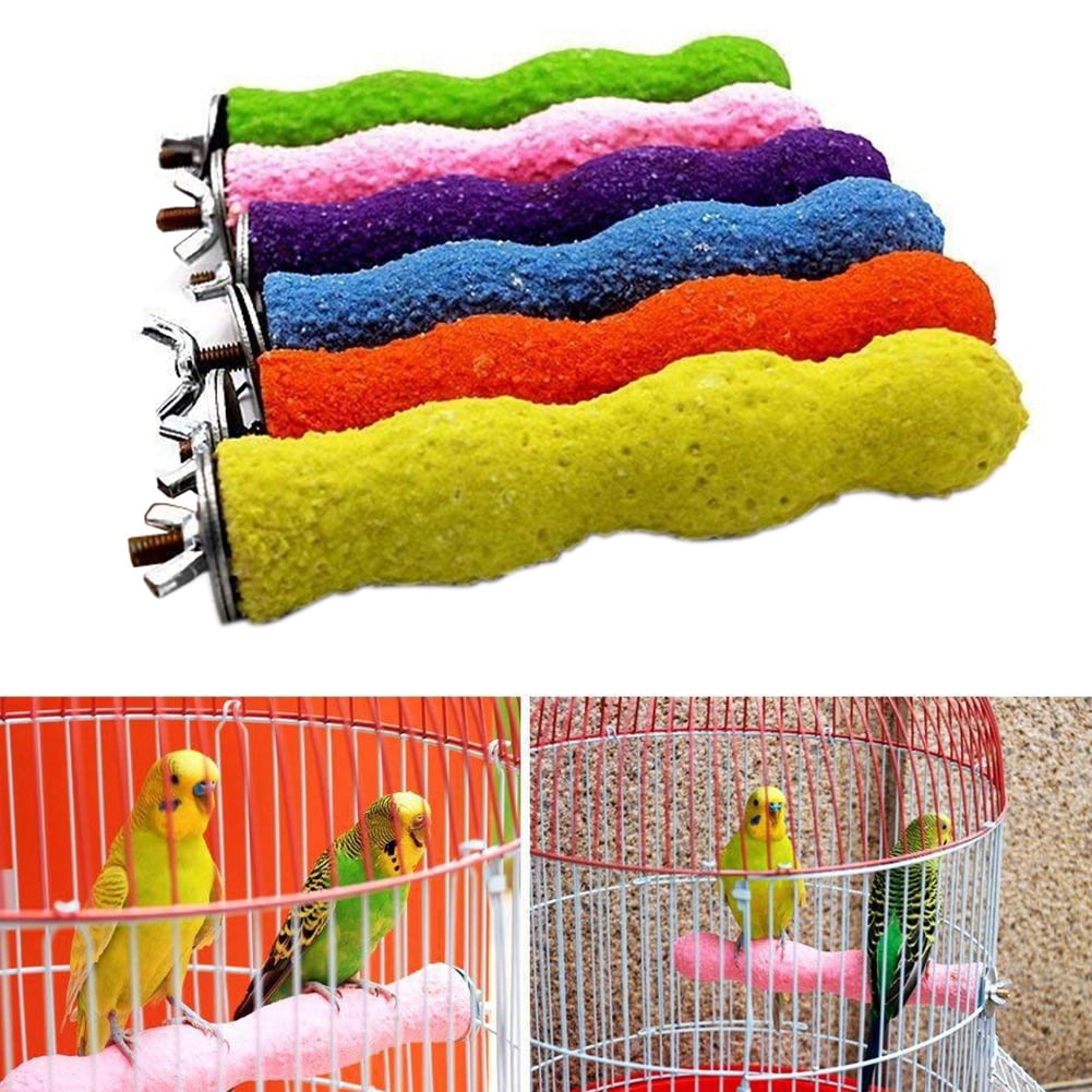 Fairnull Bird Claw Beak Grinding Bar Parrot Teeth Stone Stick Pet Chew ...