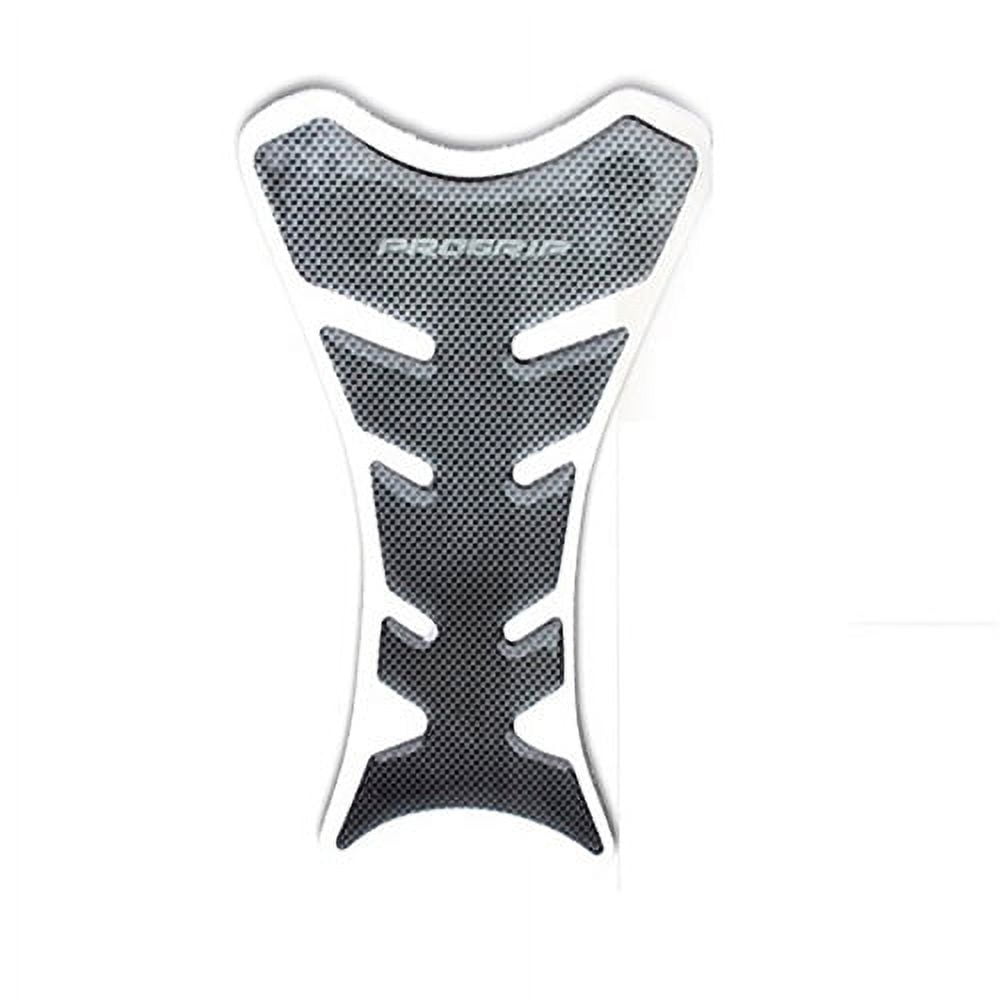 Fairnull Black Carbon Fishbone Shape Fiber Motorcycle Tank Pad Sticker ...