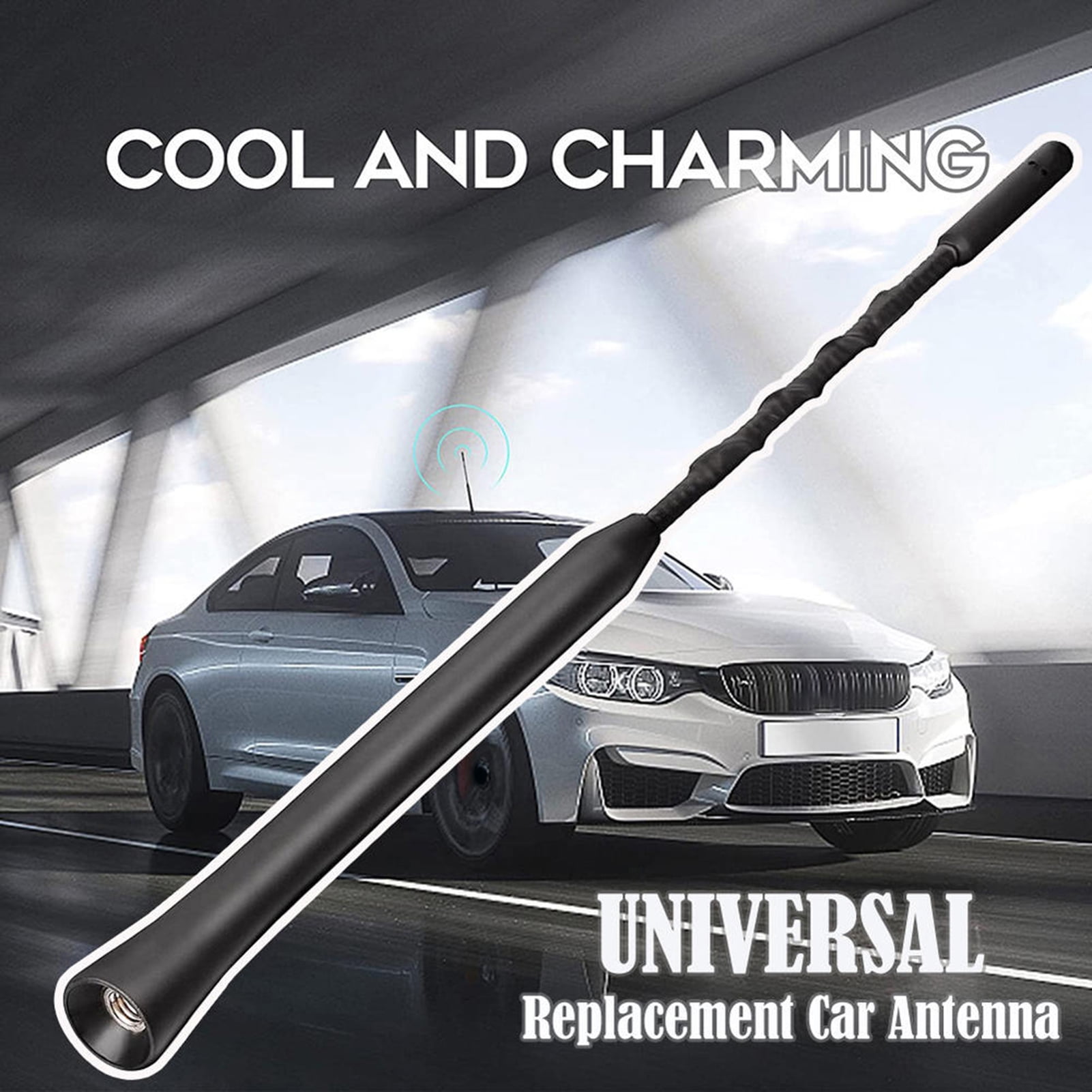 Fairnull Car Antenna Universal Perfect Fitment Waterproof Auto FM/AM ...