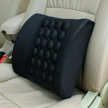 Advantus, AVT602802MR05, Massaging Lumbar Cushion, 1 Each, Black ...