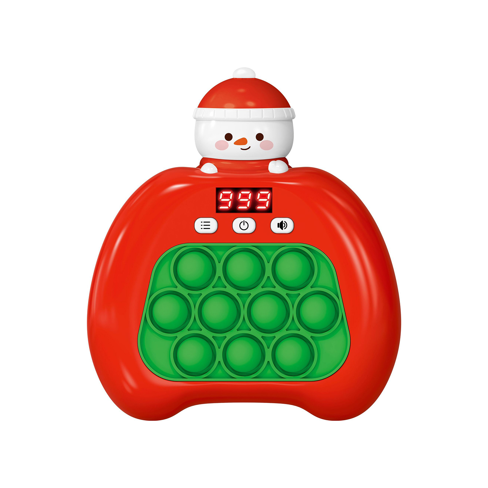 Fairnull Christmas Push Bubble Game Console with 4 Modes Cartoon Whack ...