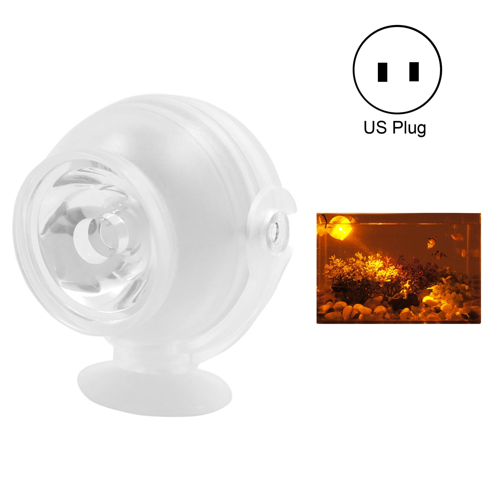 Fairnull Colorful LED Aquarium Fish Tank Spot Lamp Diving Spotlight ...
