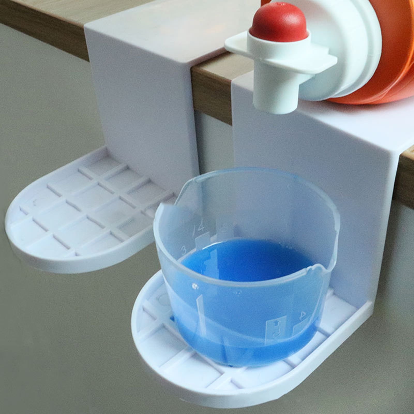 Fairnull Detergent Cup Holder Strong Load Bearing No More Leaks ABS ...