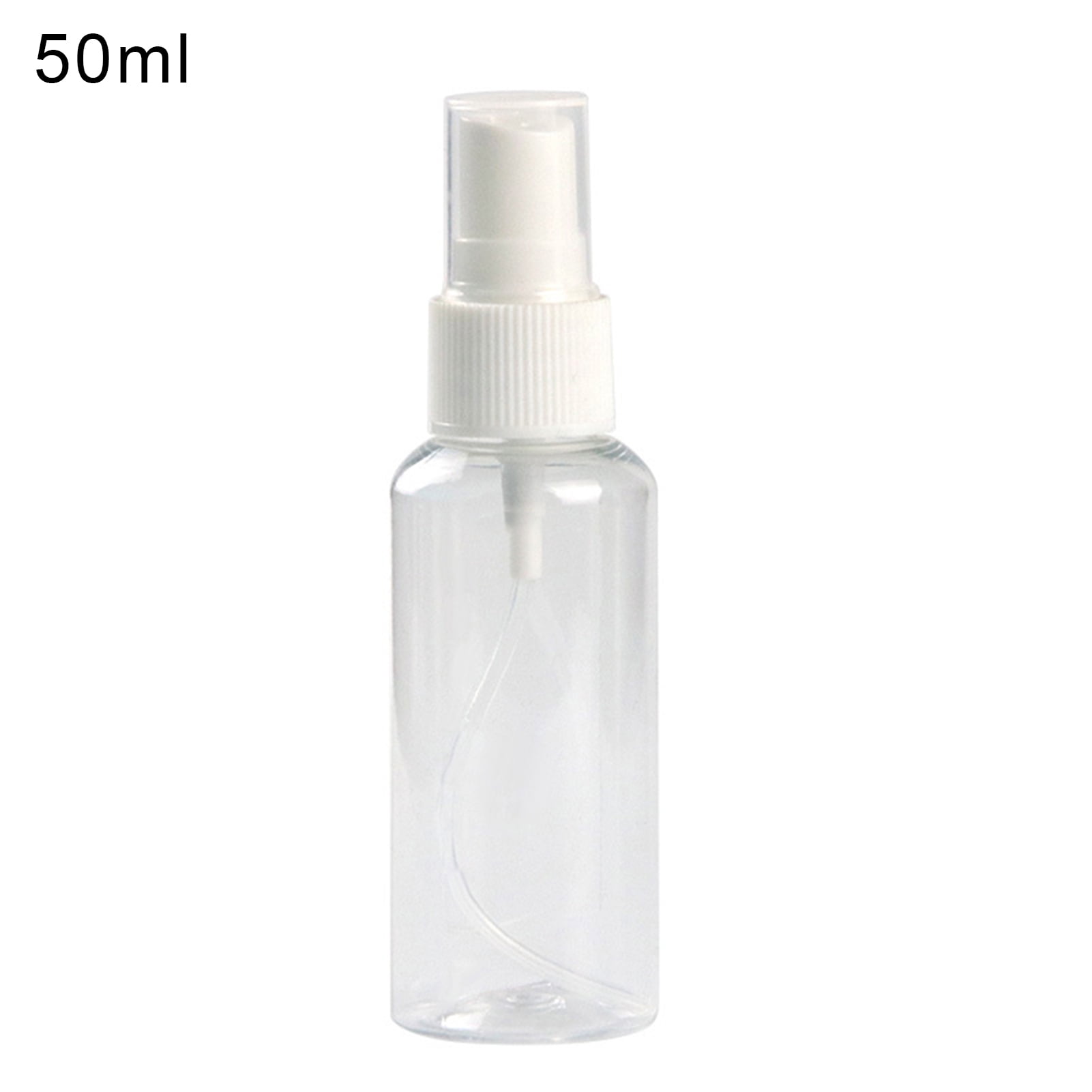 Fairnull Empty Spray Bottle Refillable Portable Transparent Plastic ...