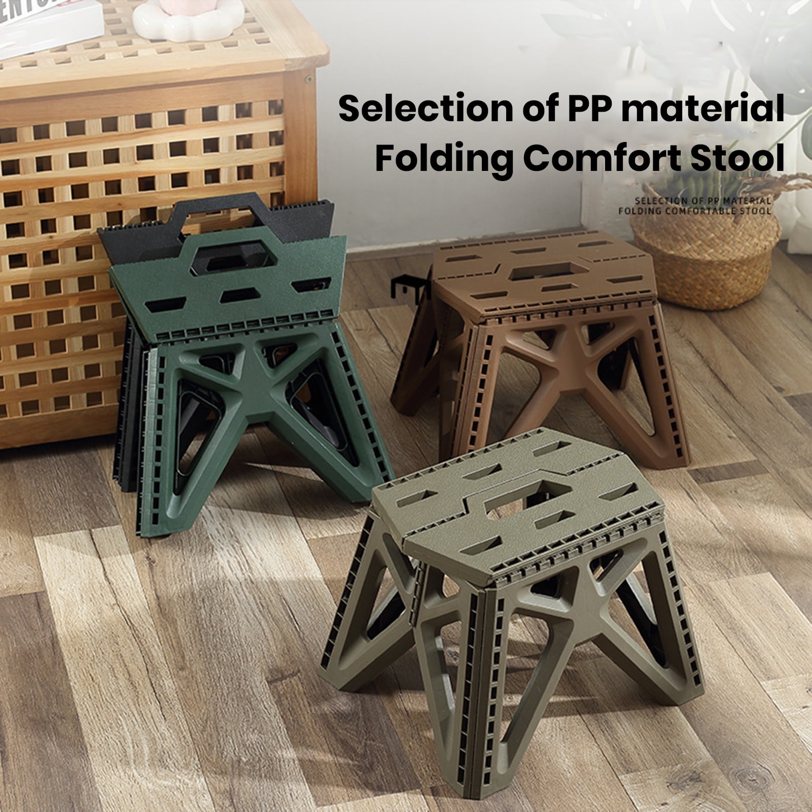 Fairnull Folding Step Stool Strong Load-bearing Heavy-Duty Chair Travel ...