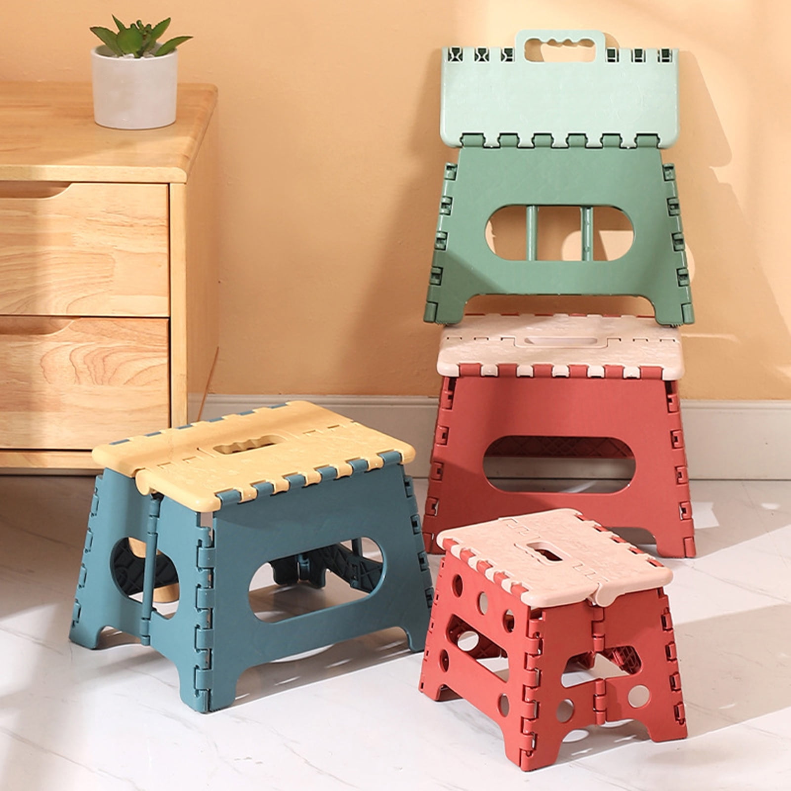 Fairnull Folding Step Stool Ultralight Good Load-bearing Not Easily ...