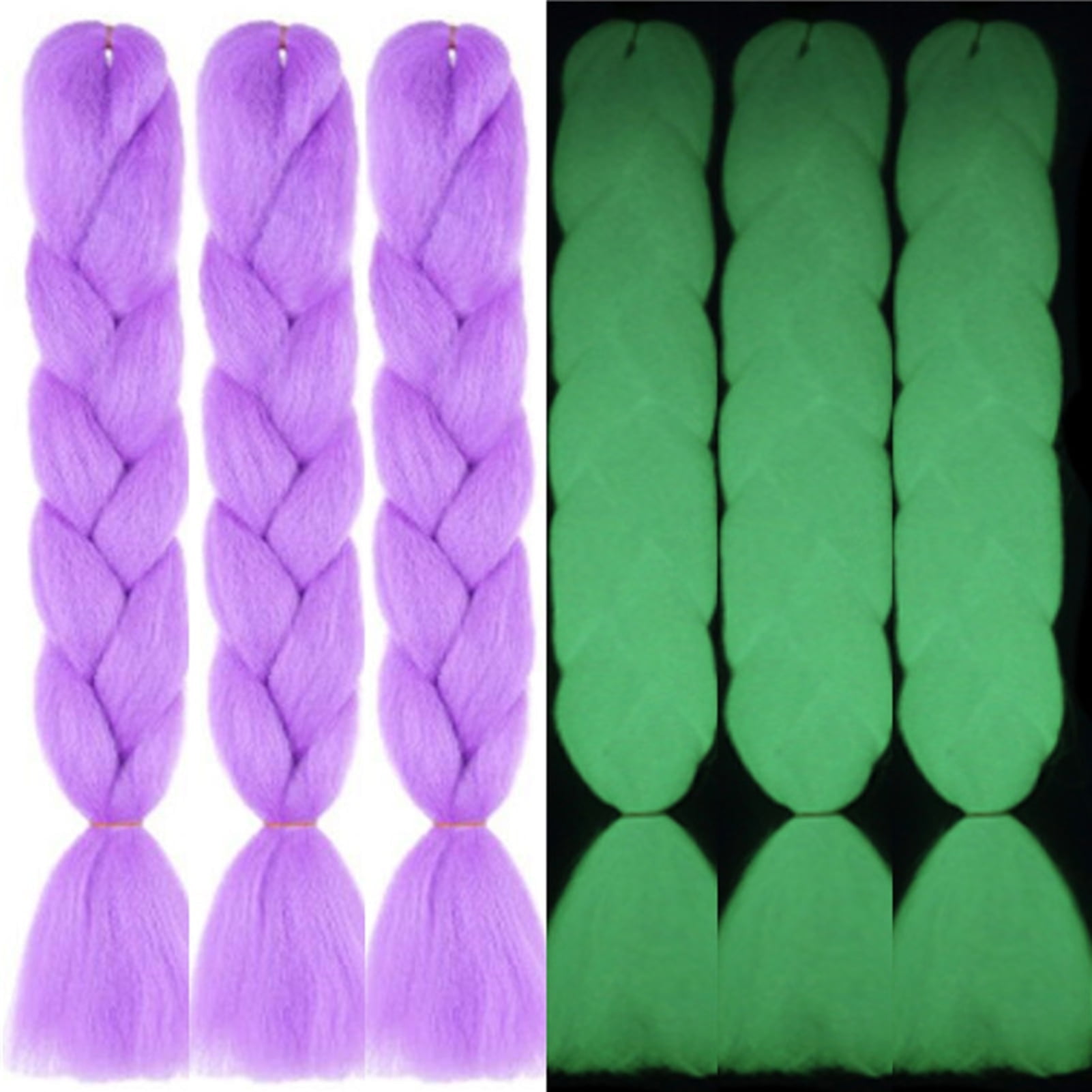 Fairnull Glowing Braid Shining in The Darkness Realistic Decorative ...