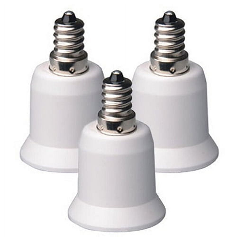 Fairnull Heat Resistant No Fire Hazard E12 to E26 / E27 Adapter Bulb ...