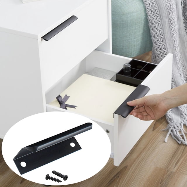 Fairnull Hidden Drawer Handle Curved Design High Strength Ergonomic ...