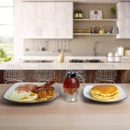 Hunnibi Glass Syrup Pourer - No Drip Dispenser for Pancakes, Maple ...