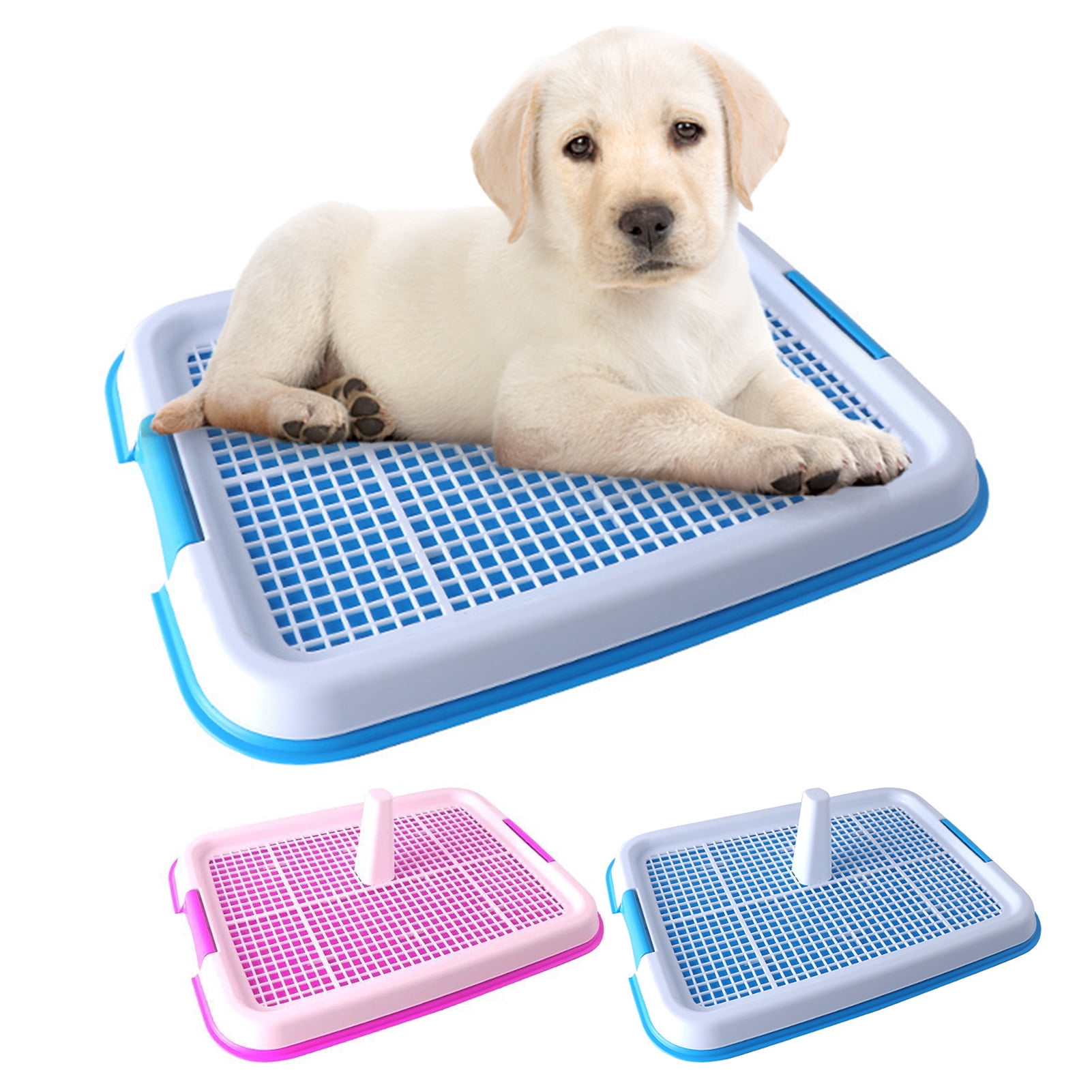 Fairnull Indoor Dog Potty Training Toilet with Heightened Fence ...