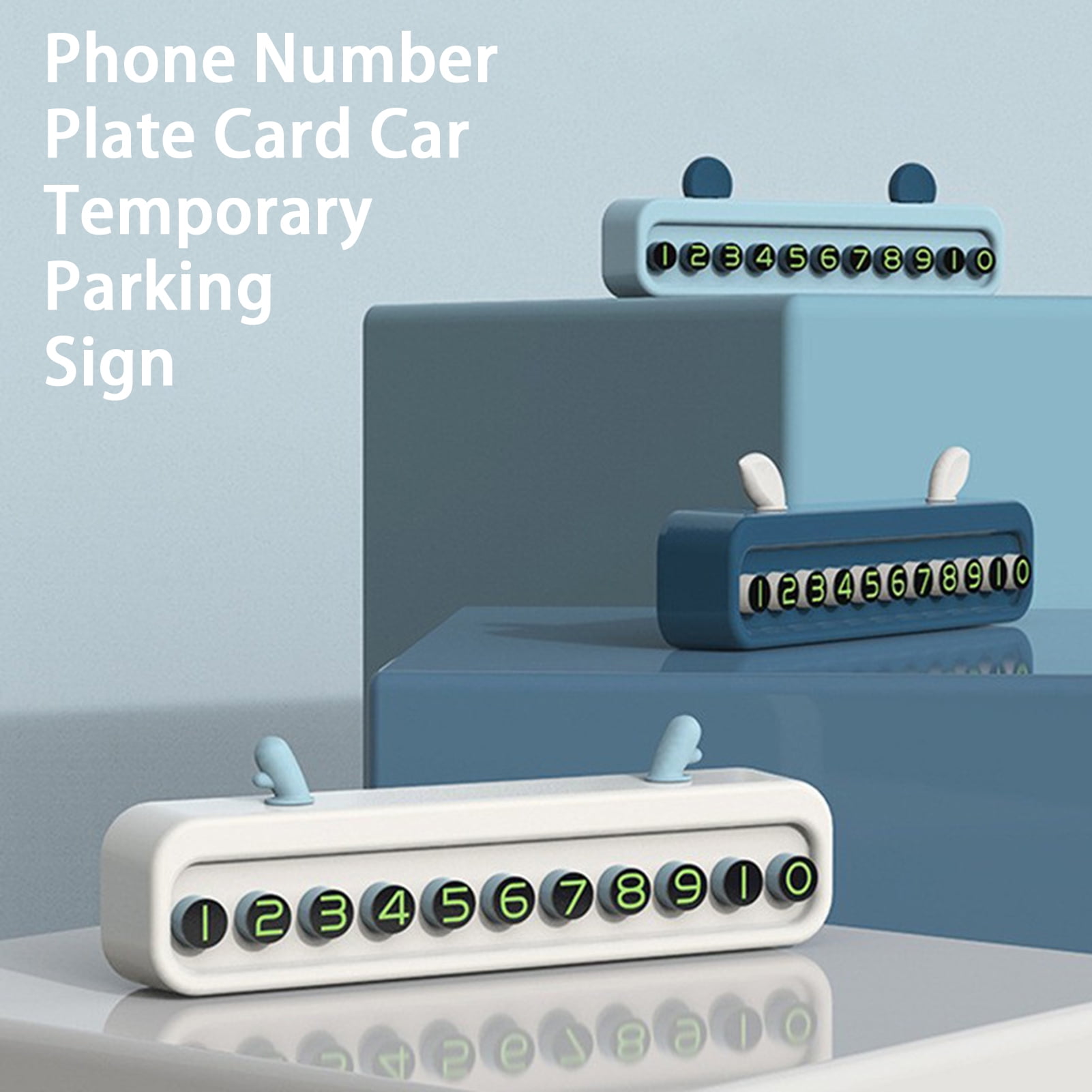 Fairnull Phone Number Card Cartoon Design Compact Size Removable Simple ...