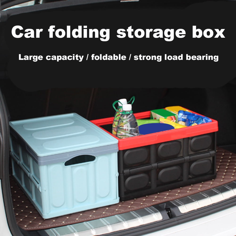 Fairnull Portable Folding Car Trunk Grocery Storage Box Auto Vehicle ...