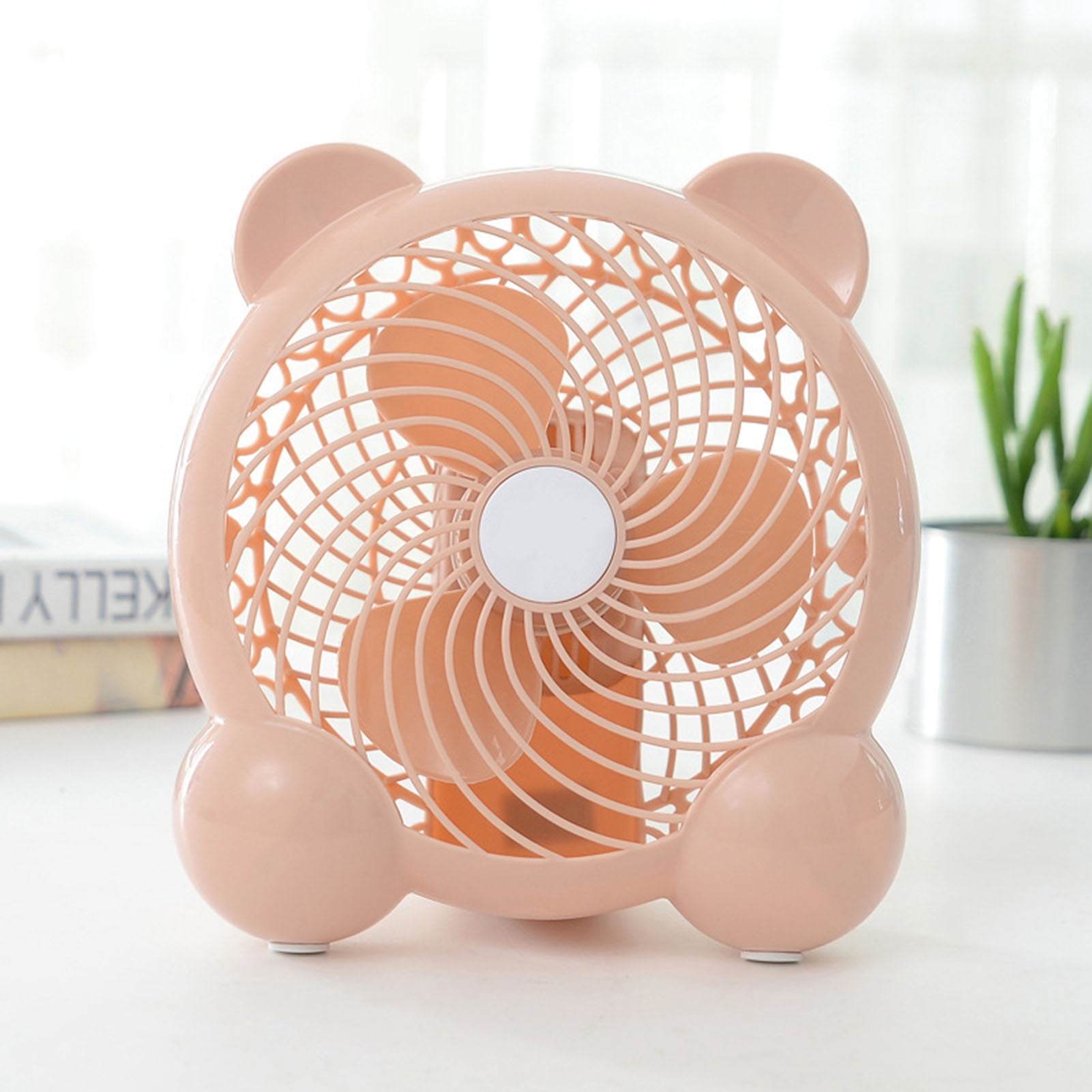 Fairnull Portable Mini Cooling Plastic 360 Degree Rotation Silent ...
