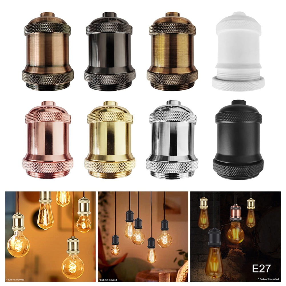 Fairnull Retro Aluminum E27 Ceiling Lamp Holder Pendant Light Socket ...