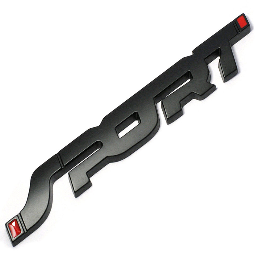 Fairnull SPORT Emblem Trunk Fender Badge 3D Metal Car Vehicle Sticker ...