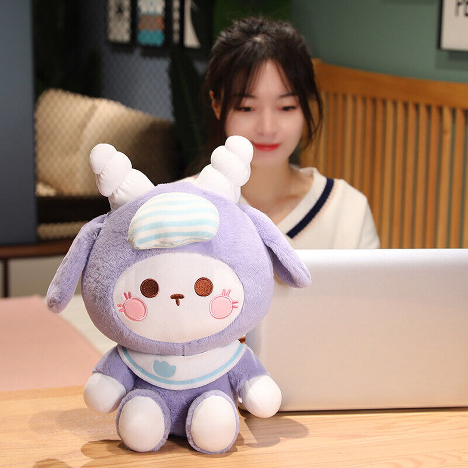 Fairnull Sheep Plush Doll PP Cotton Fully Filled Super Cute Lamb Doll ...