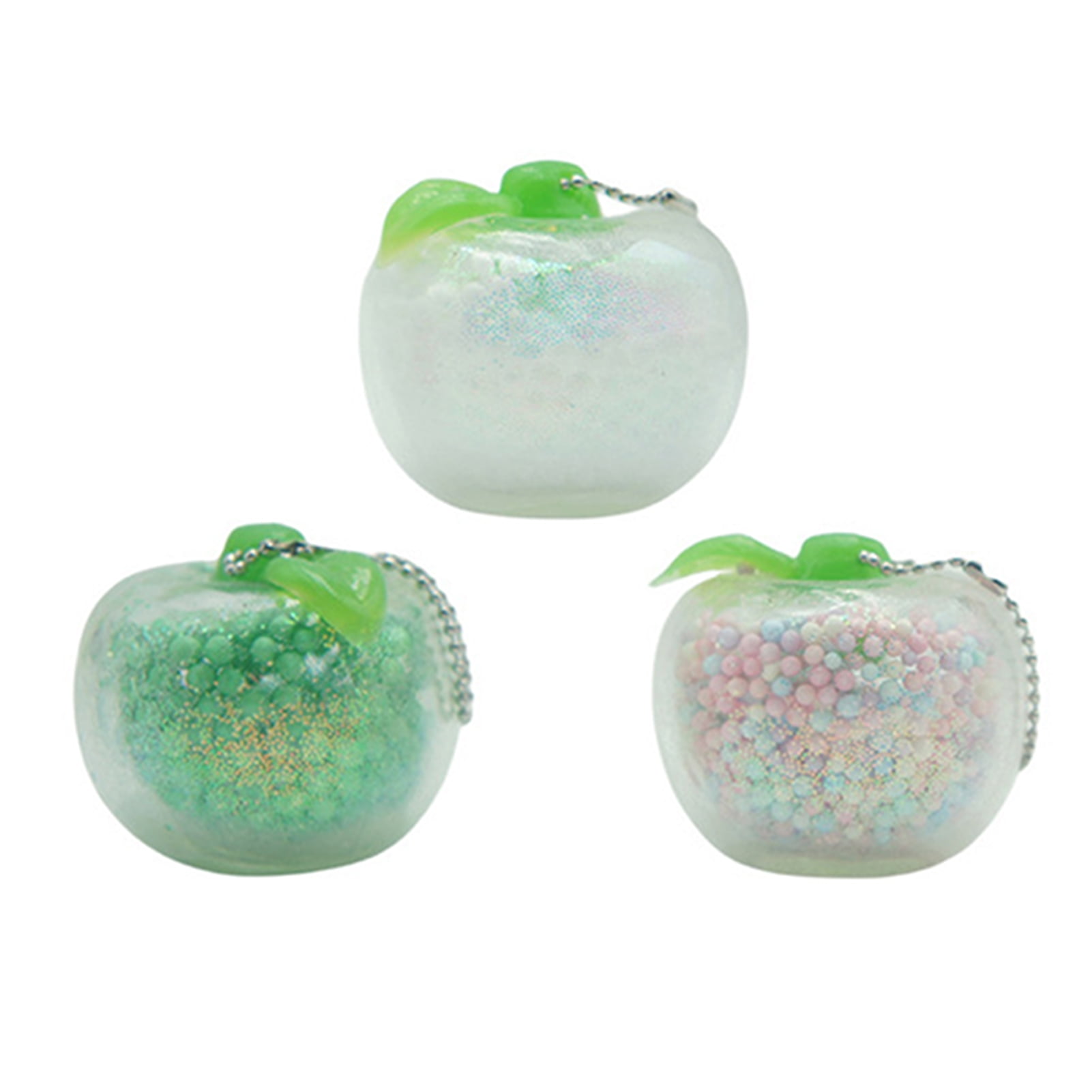 Fairnull Simulation Fruit Squeeze Toy Built-in Mini Balls Soft TPR ...