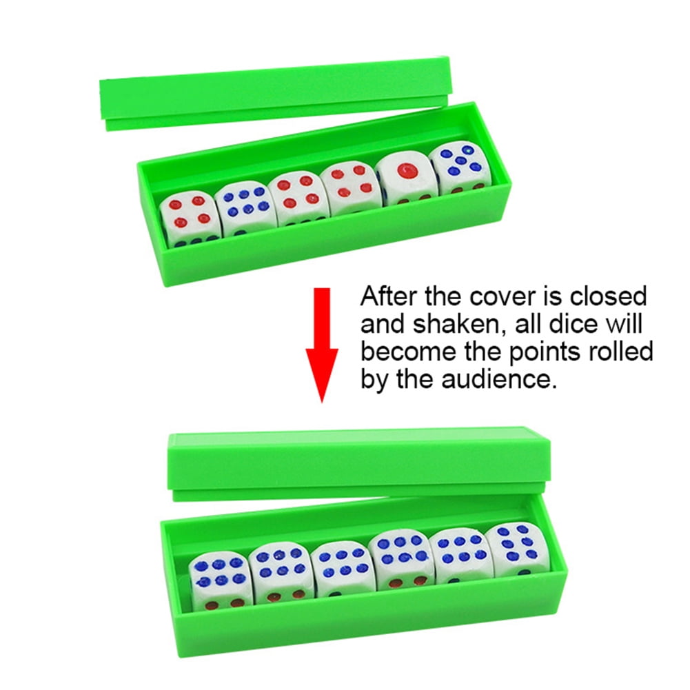 Fairnull Six Die Tapping Loaded Dice Roll Prediction Number Box Game ...