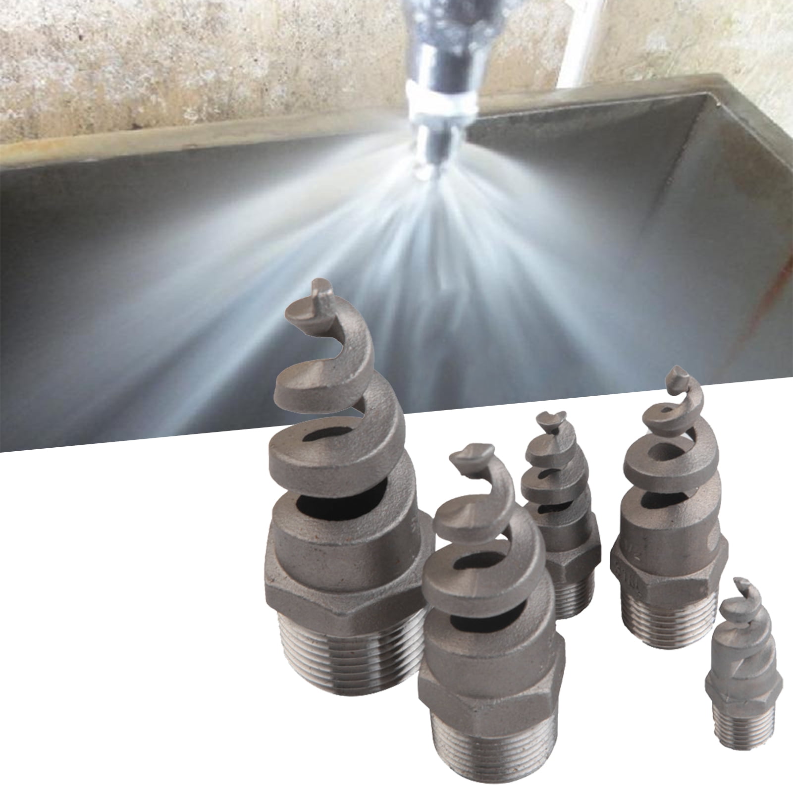 Fairnull Spiral Cone Atomization Nozzle Heat Resistant Anti-Clogging ...