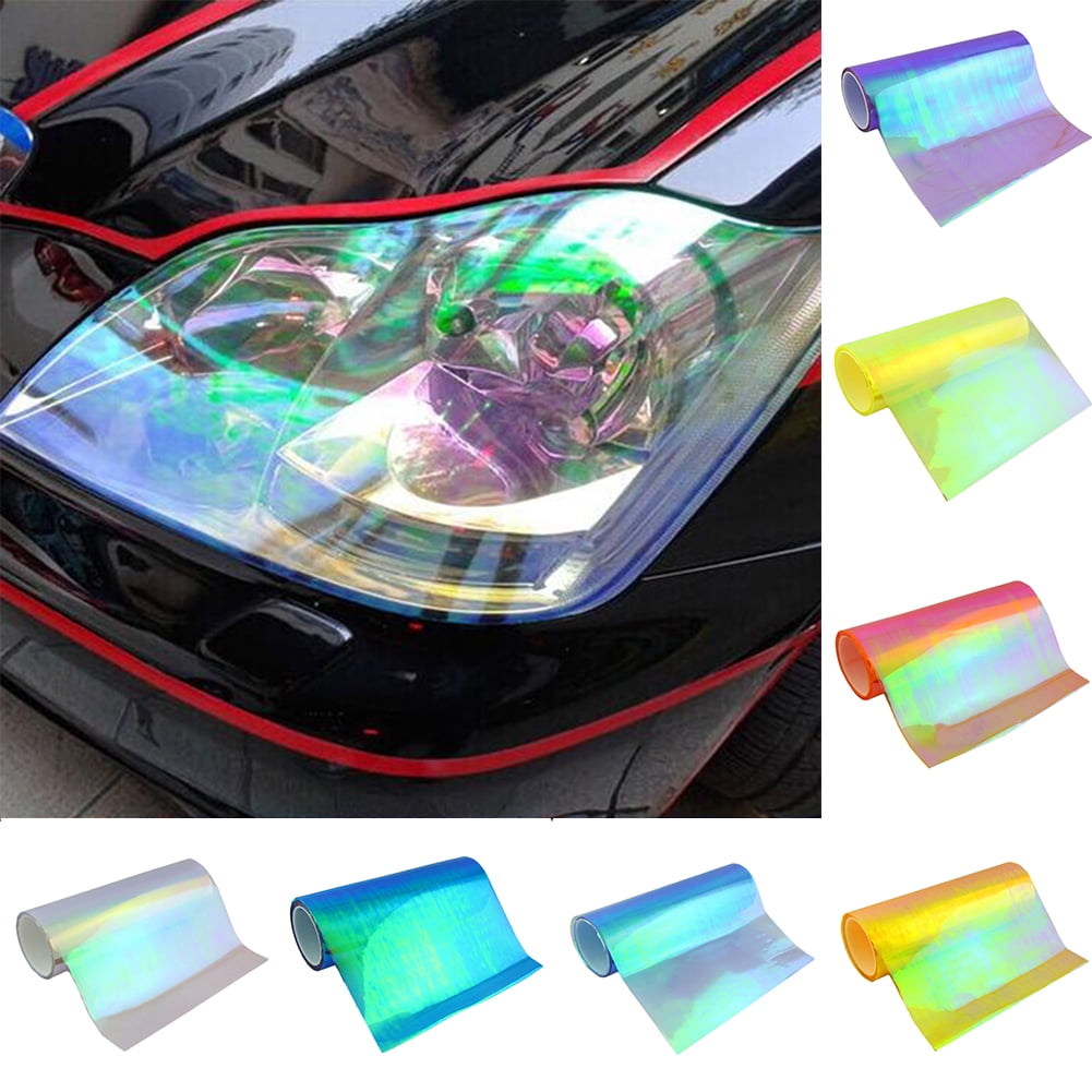 Fairnull Stylish Car Vehicle Headlight Tail Lamp Fog Light Tint Film ...
