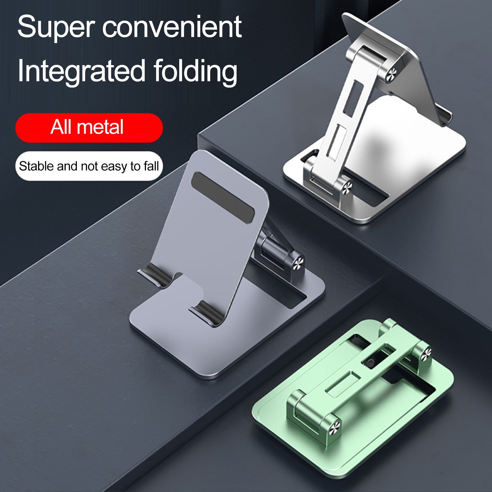 Fairnull Tablet Stand Universal Multifunctional Foldable Non-slip Angle ...