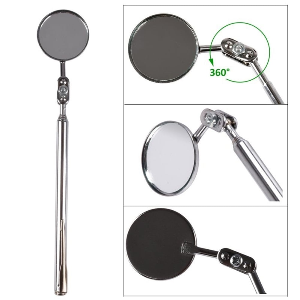 Fairnull Telescopic Detection Lens Car Repair Inspection Round Mirror ...