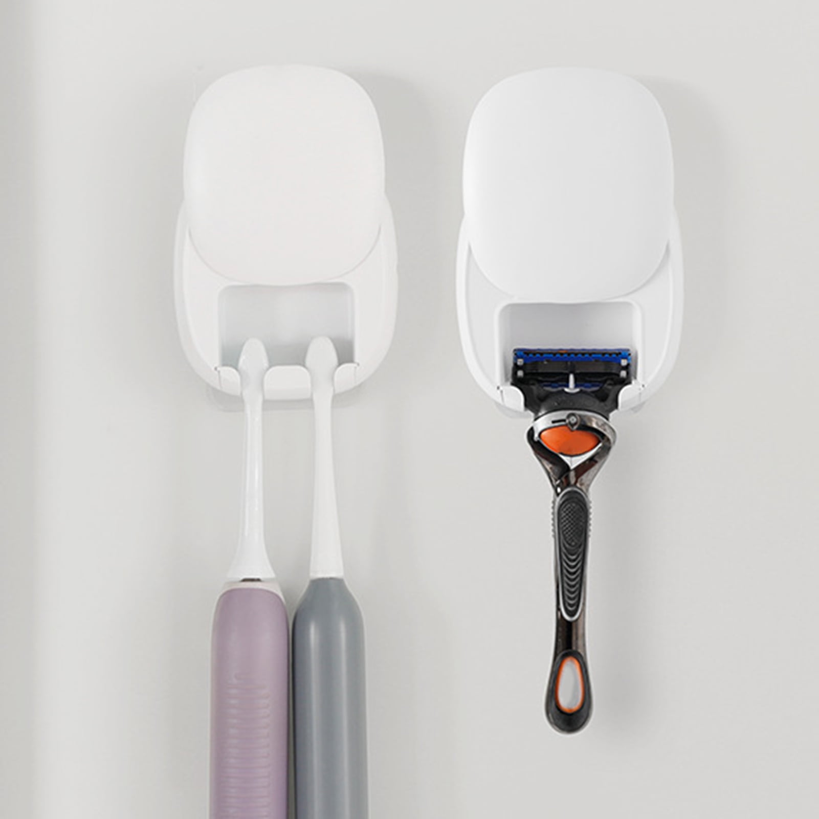 Fairnull Toothbrush Sanitizer UV Light Wall-Mounted Rechargeable ...