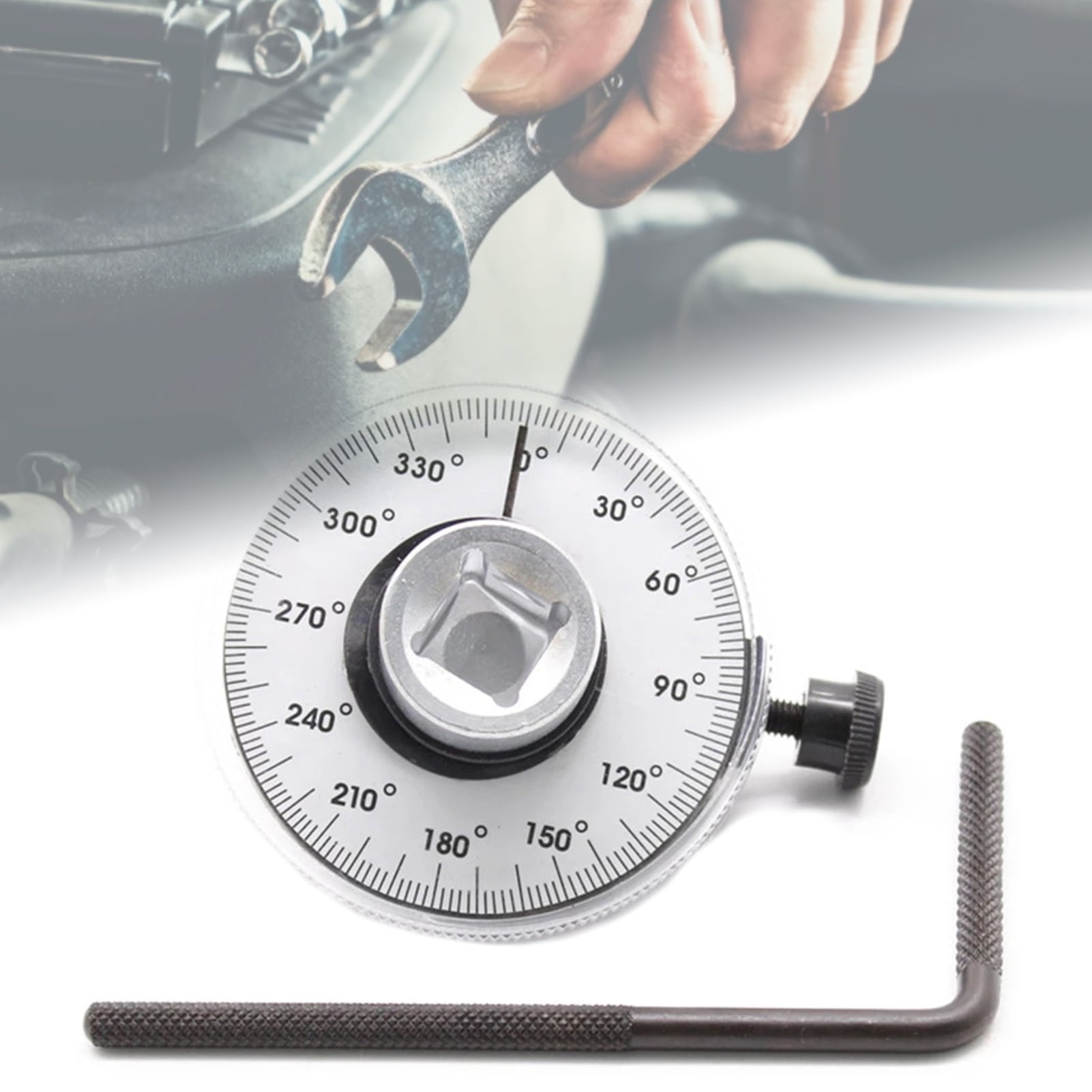 Fairnull Torque Angle Gauge Professional Precise Chrome Vanadium Steel ...