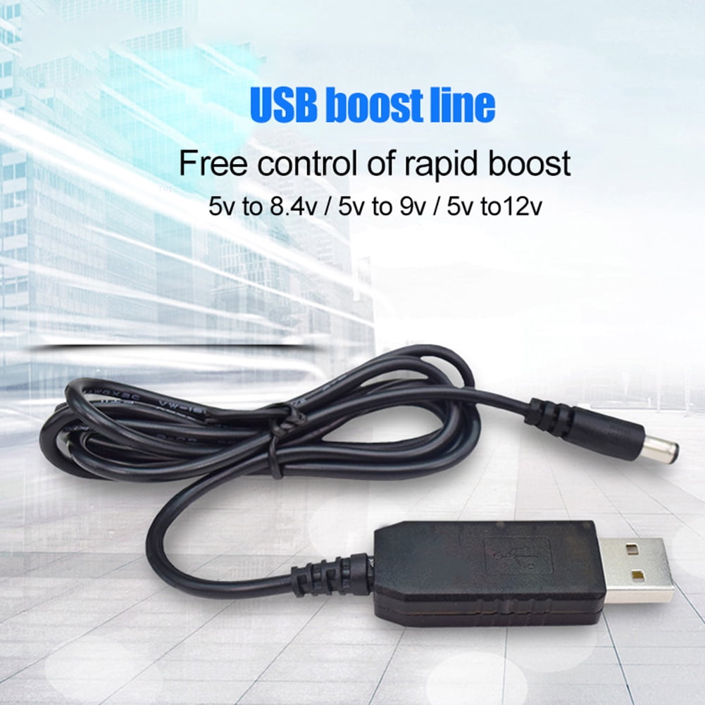Fairnull USB DC 5V to 8.4V/9V/12V 5.5x2.1mm Male Plug Power Supply Step ...