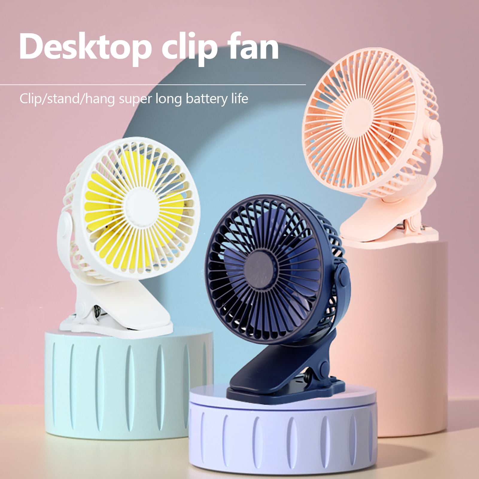 Fairnull USB Fan Spiral Blades Low Decibel Detachable Masque Strong ...