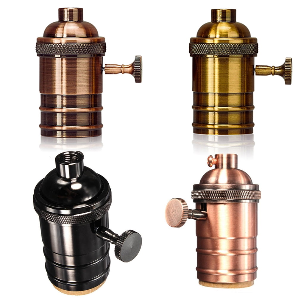 Fairnull Vintage E26 E27 Hang Light Lamp Bulb Holder Switch Edison ...