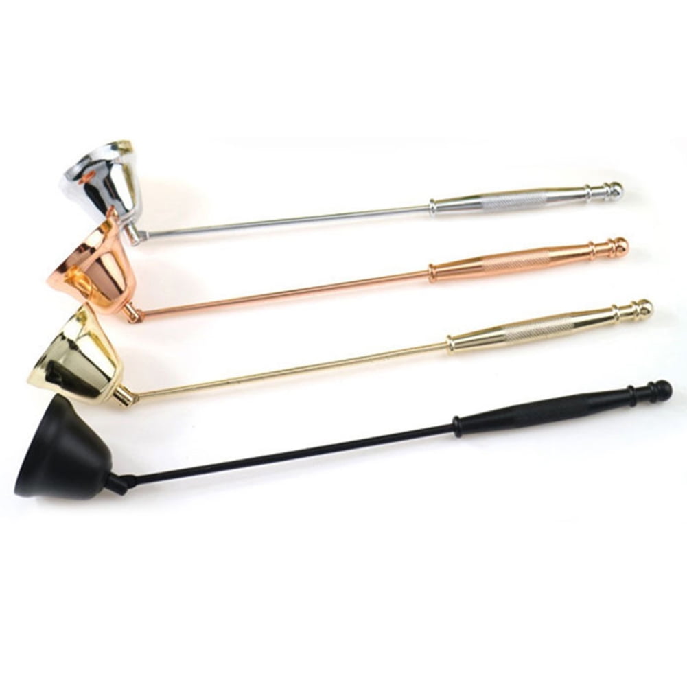 Fairnull Vintage Metal Bell Shape Candle Snuffer Long Handle Banquet ...
