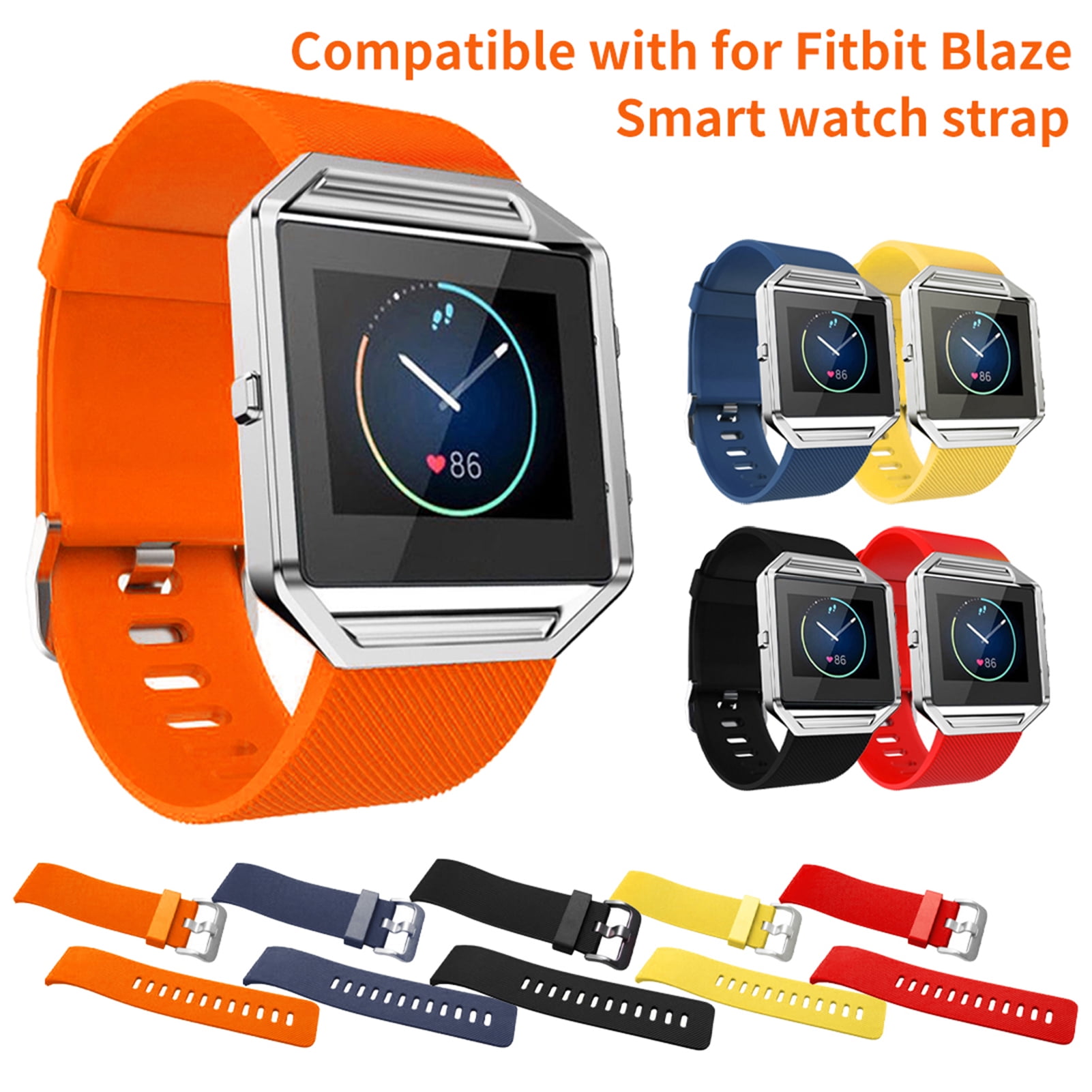 Fairnull Watch Strap Twill Print Adjustable Silicone 23mm Wear ...