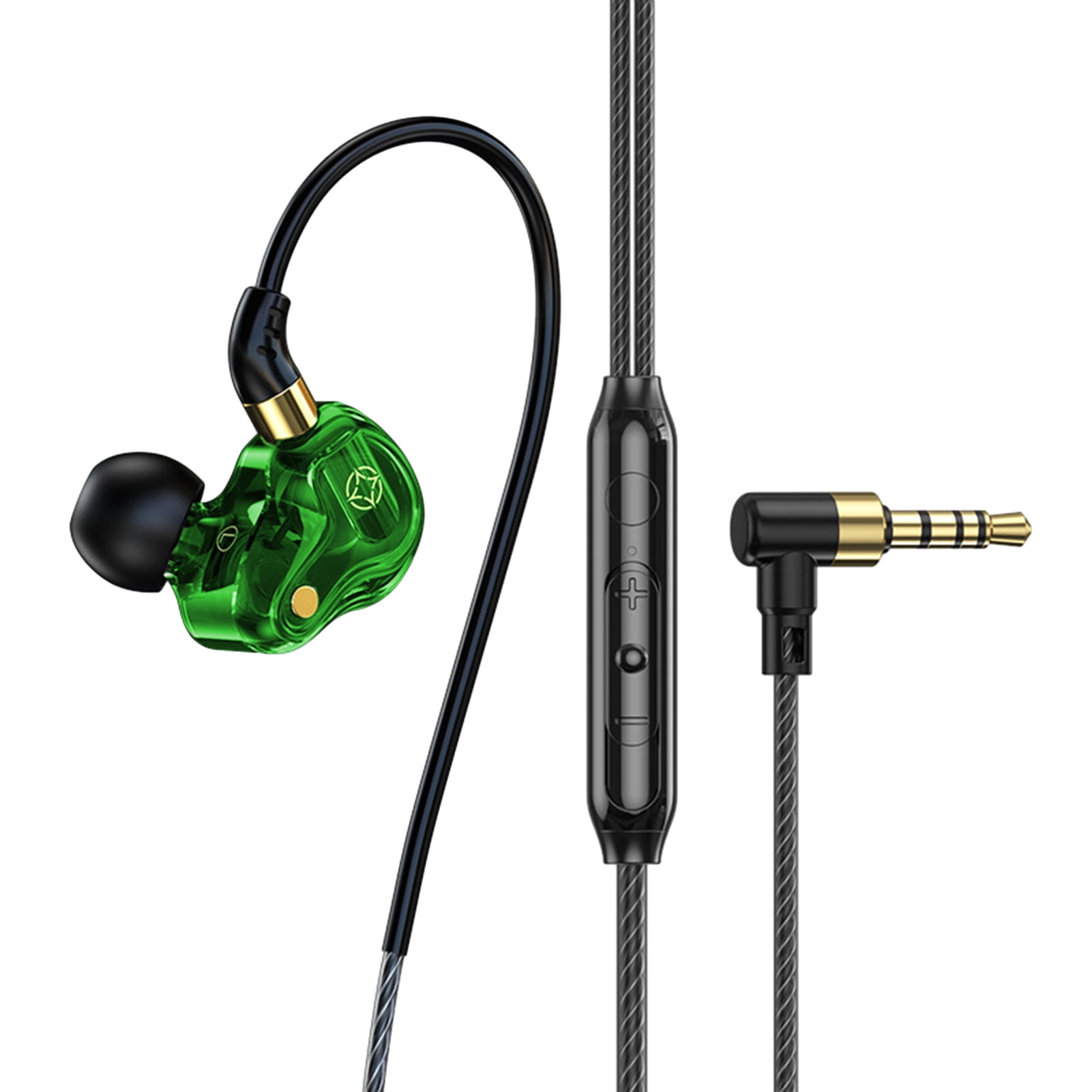 Fairnull Wired Headphone Quad Core 8MM Dynamic Driver Type-C/3.5mm Plug ...