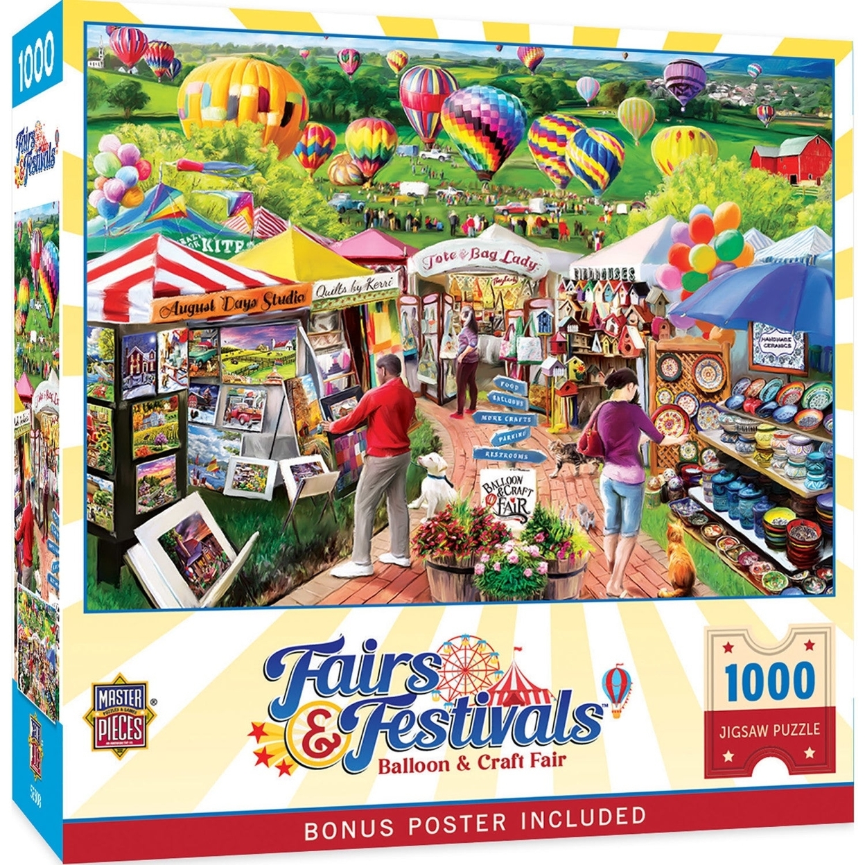 Fairs and Festivals - Balloon and Craft Fair 1000 Piece Jigsaw Puzzle ...