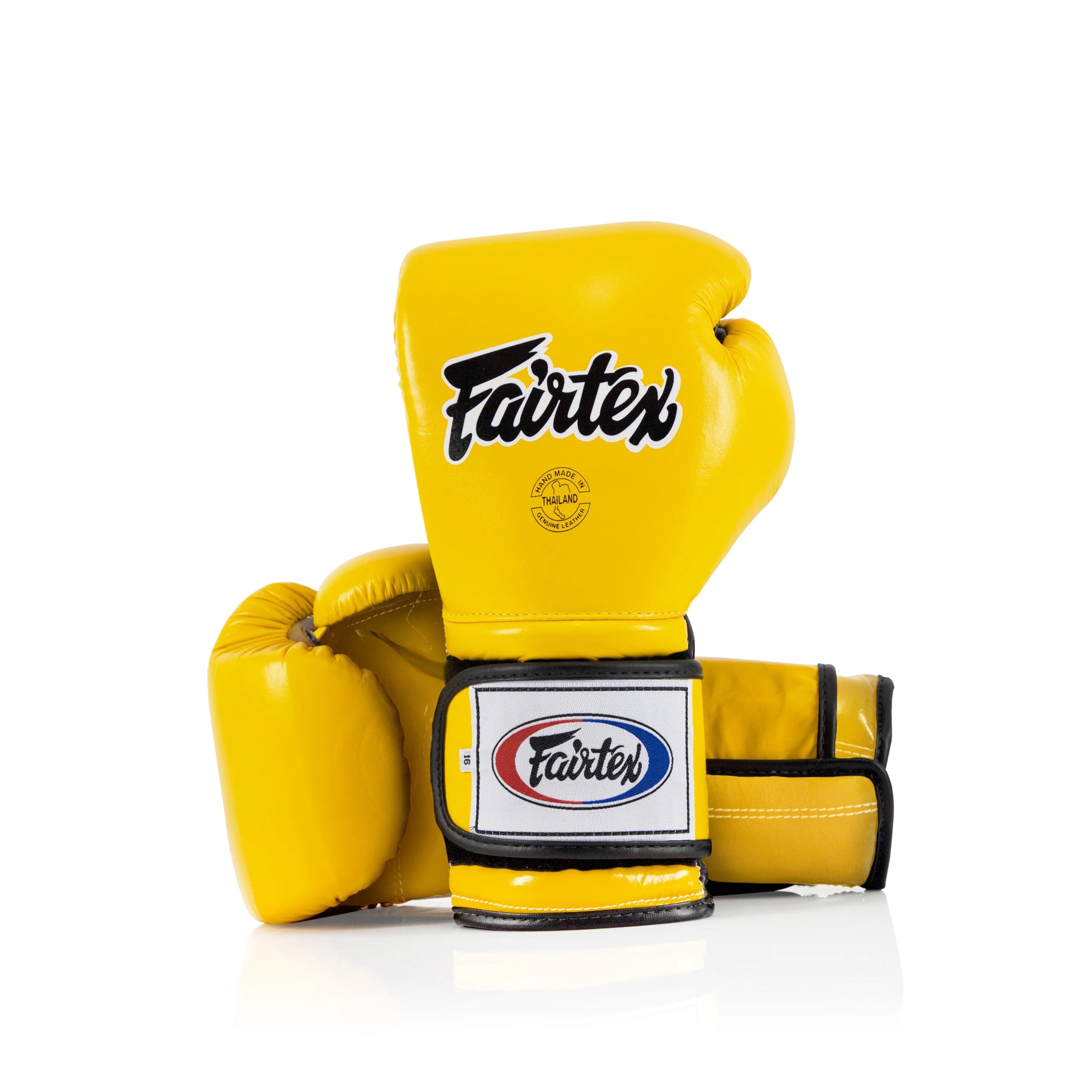 Fairtex BGV9 Mexican Style Yellow Black Muay Thai Boxing Glove - Heavy ...