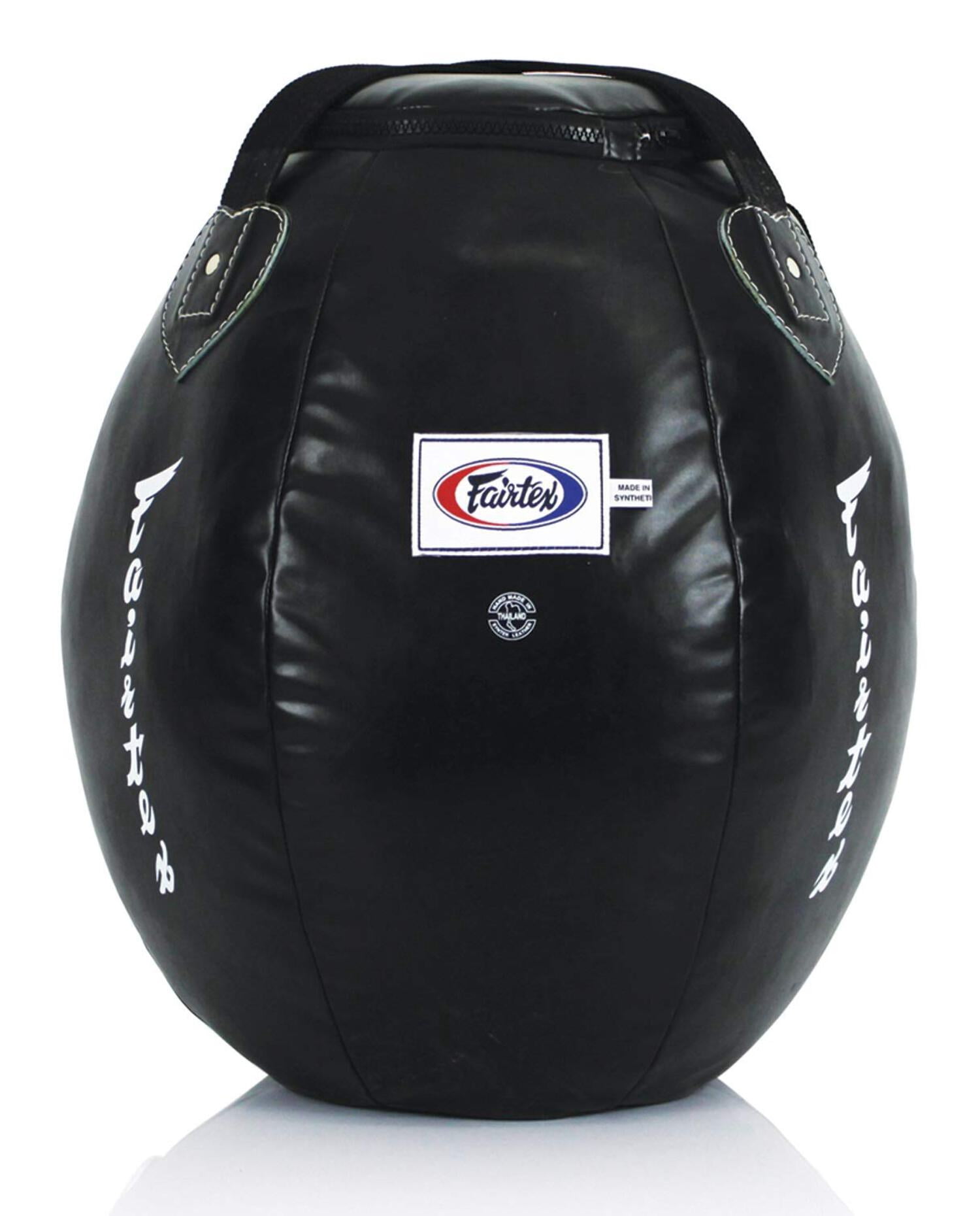 Fairtex HB11 Uppercut Punching Bag, Black Unfilled, Muay Thai ...