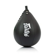 UFC Pro Leather Speed Bag - Black, MMA and Boxing Punching Bag ...