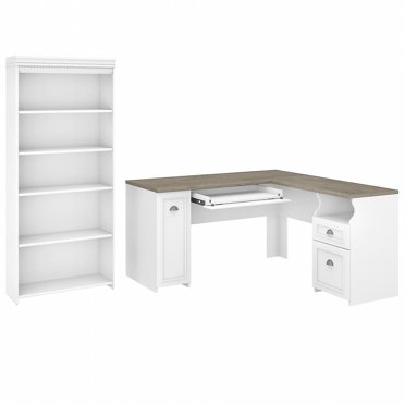 Bestar Basic Computer Desk-Cappuccino Cherry - Walmart.com