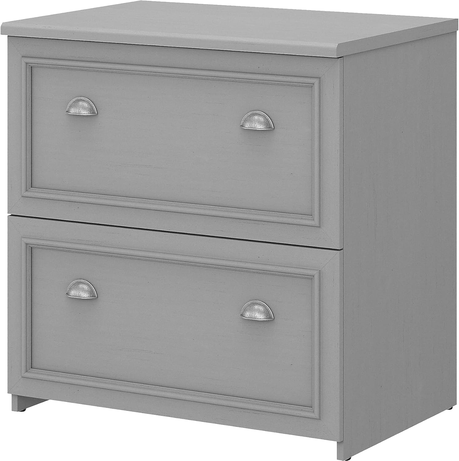 Fairview Lateral Cabinet with Antique Pewter Accents | 2 Drawer Filing ...