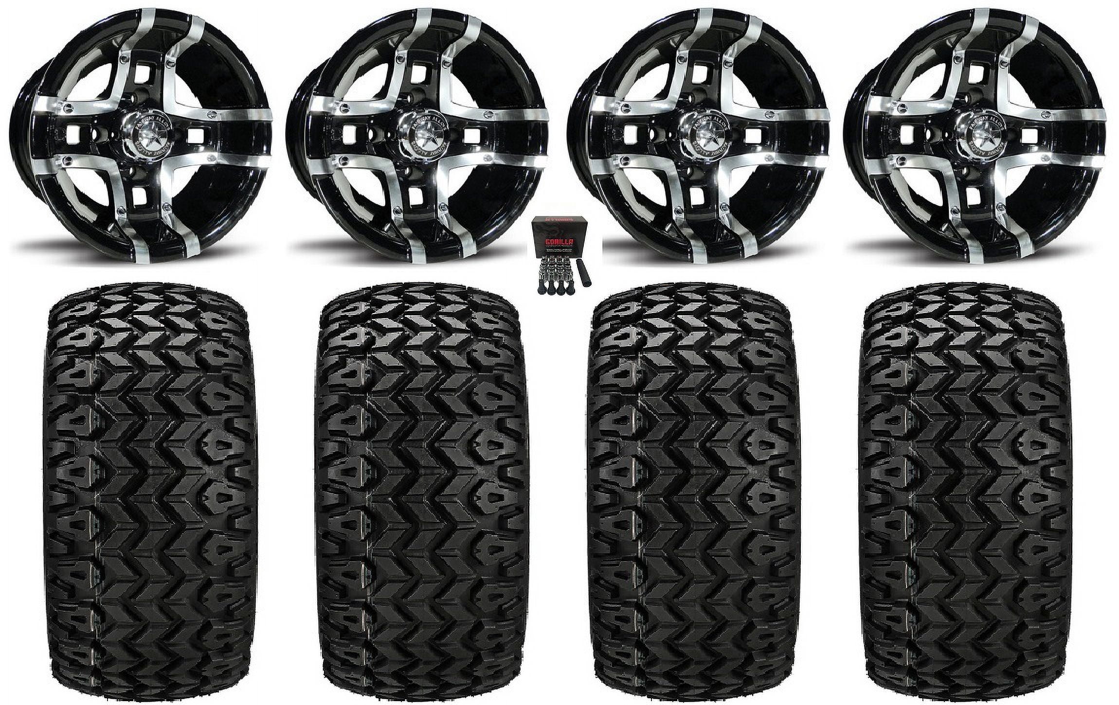 Fairway Alloys Prestige 10" Golf Wheels Machined 20" Sierra Tires ...