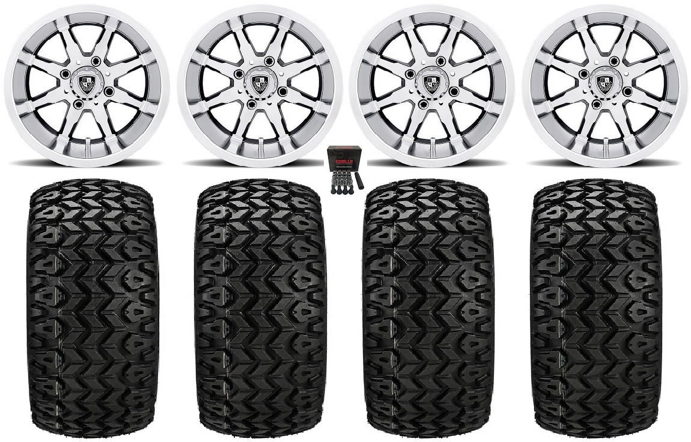 Fairway Alloys Shift 10" Golf Wheels Mh 20" Sierra Sport Tires E-Z-GO ...