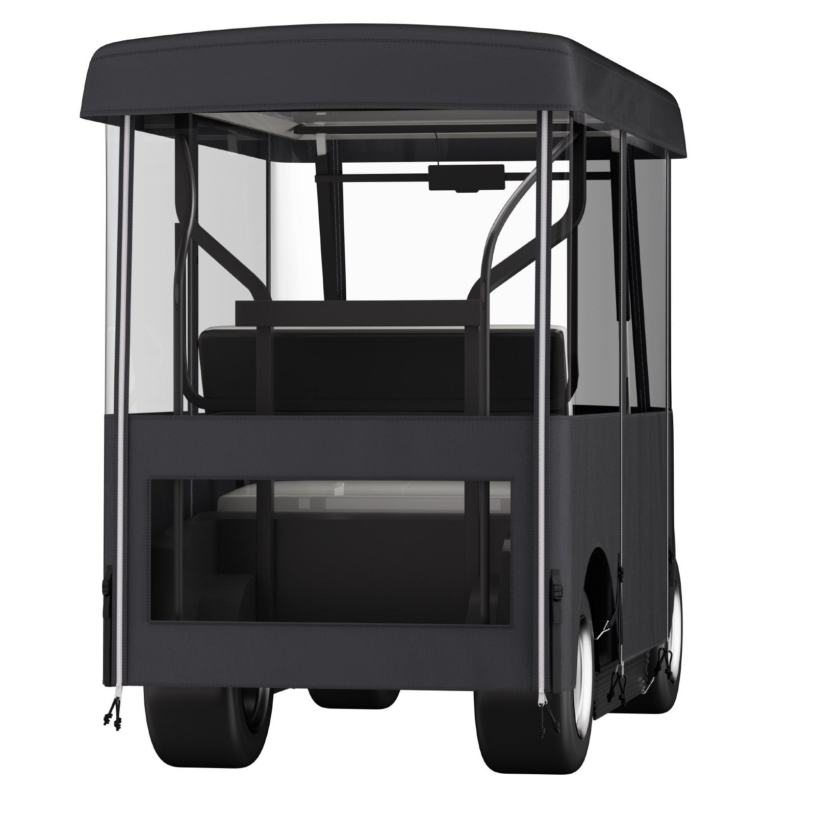 Fairway Deluxe 4-Person Golf Cart Enclosure, 300D Waterproof Cover with ...
