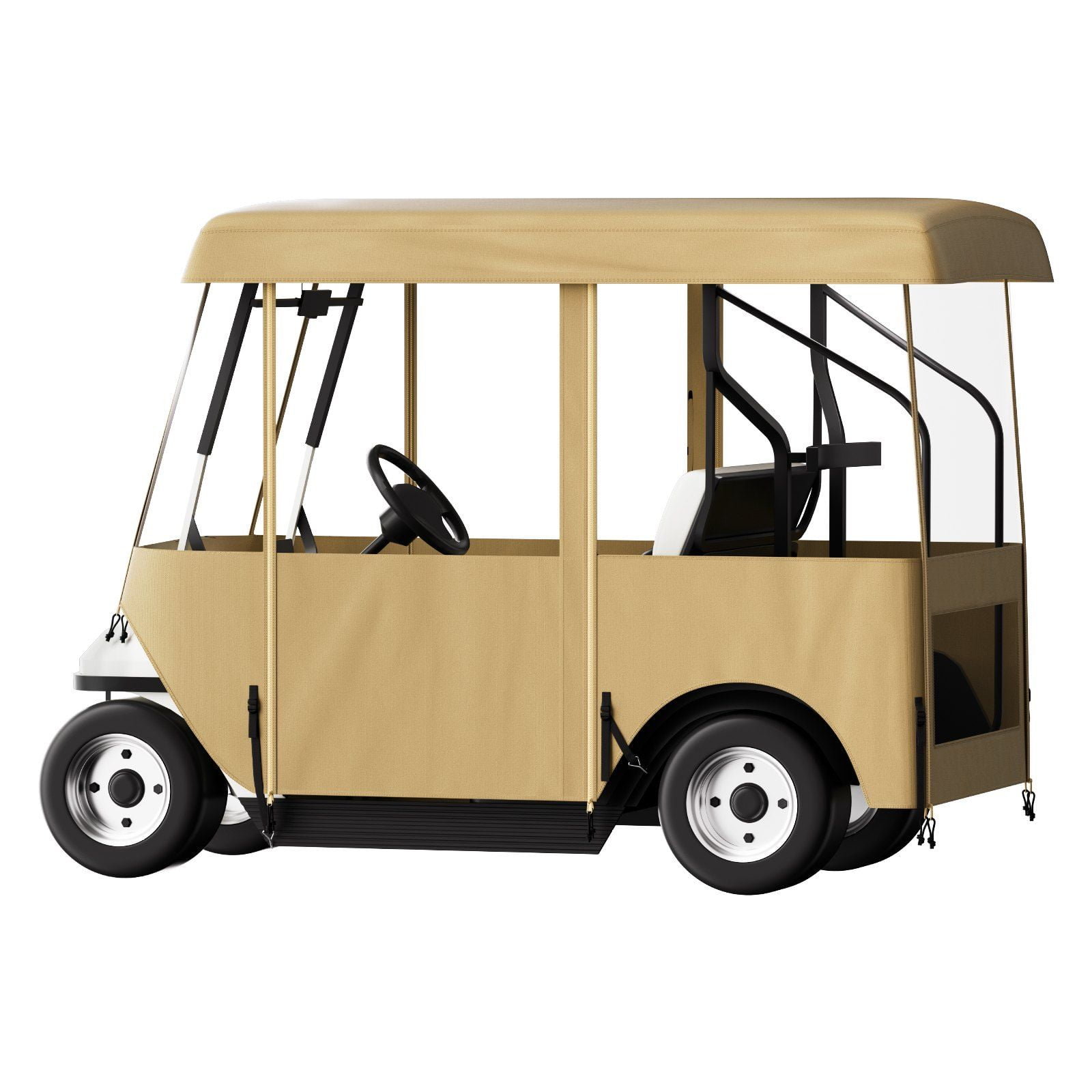 Fairway Deluxe 4-Person Golf Cart Enclosure, 4-Sided Waterproof Driving ...