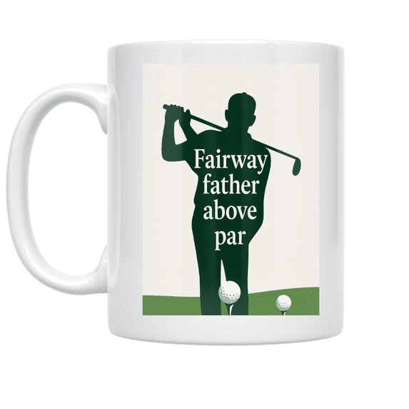 Fairway Father Above Par - Golf Dad - 11 oz Ceramic Coffee Mug ...