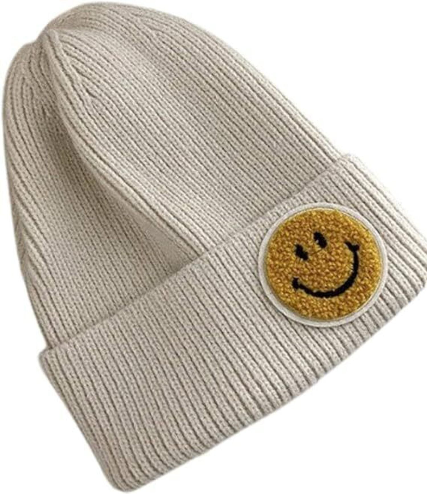 Fairway Finds Men and Women Knit Smiley Face Beanie | 11 Color Variants ...
