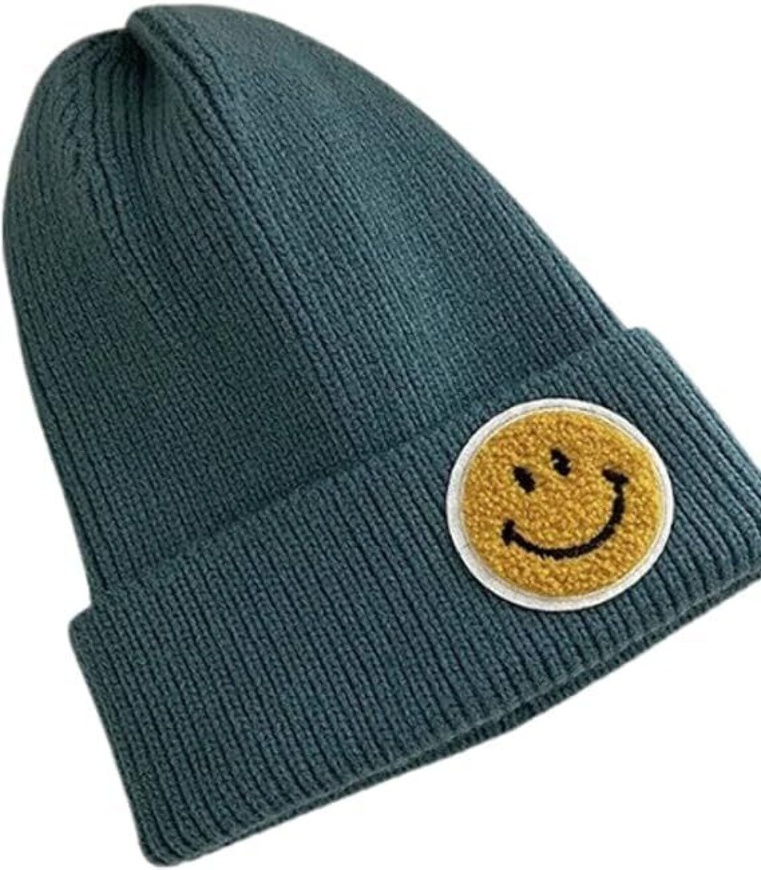 Fairway Finds Men and Women Knit Smiley Face Beanie | 11 Color Variants ...