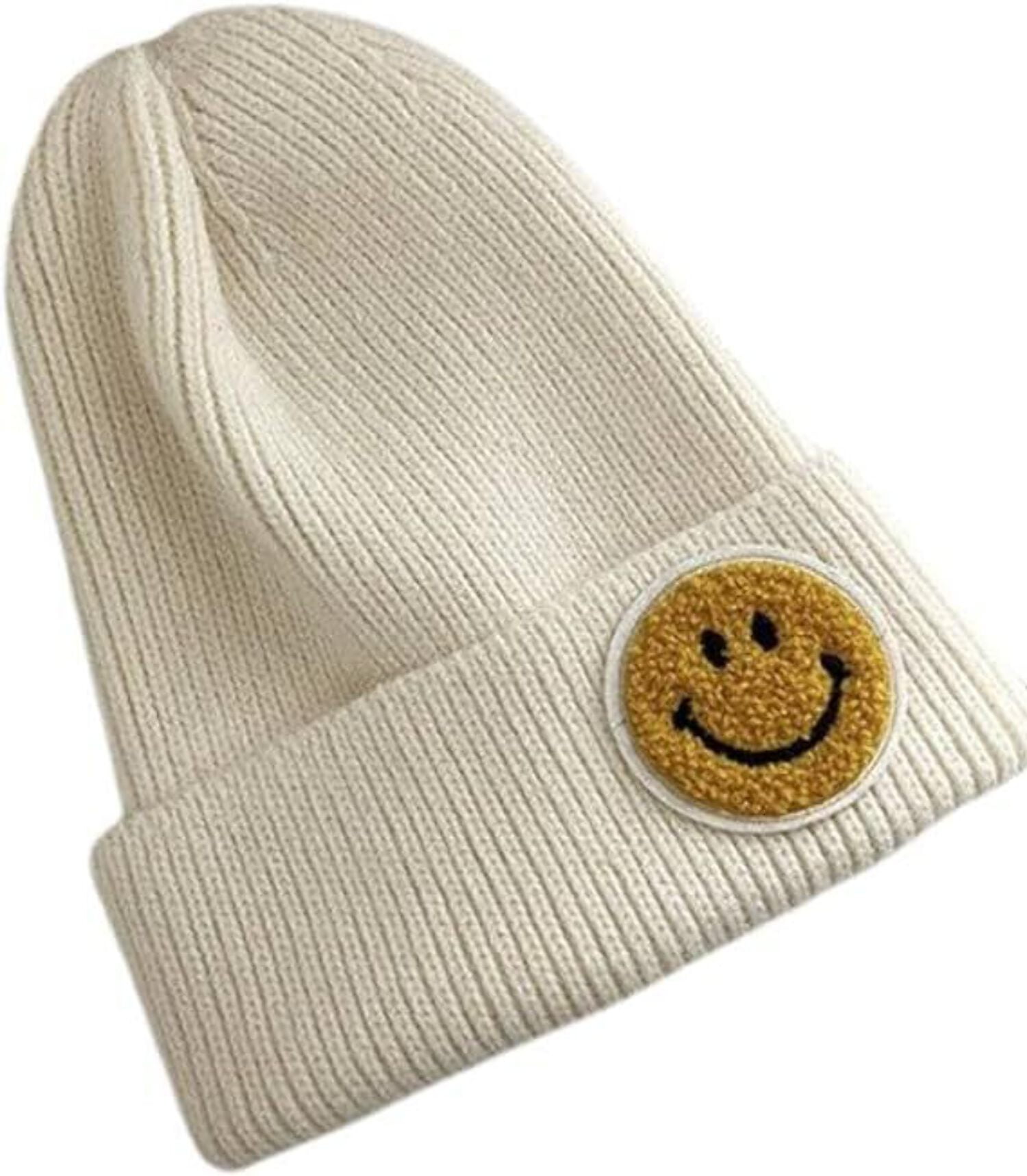 Fairway Finds Men and Women Knit Smiley Face Beanie | 11 Color Variants ...