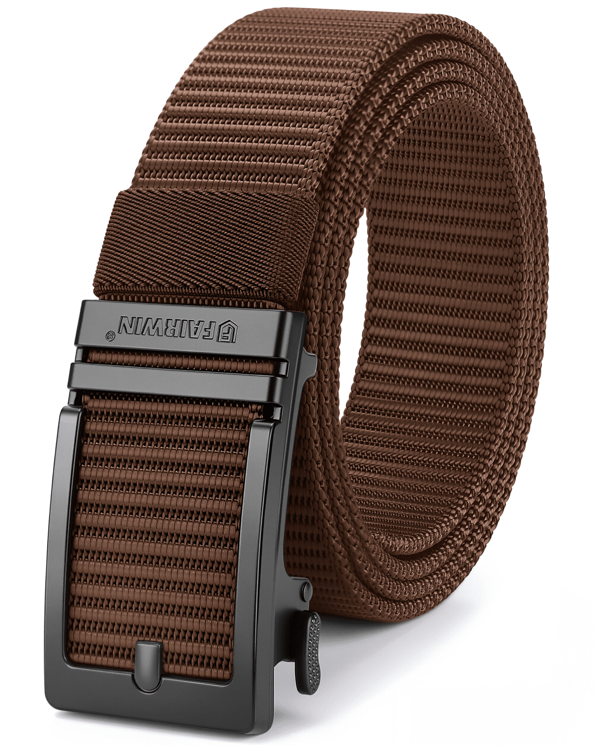 Fairwin Mens Belt Nylon Ratchet Belts Casual Golf Web Belt, Waist 29 ...